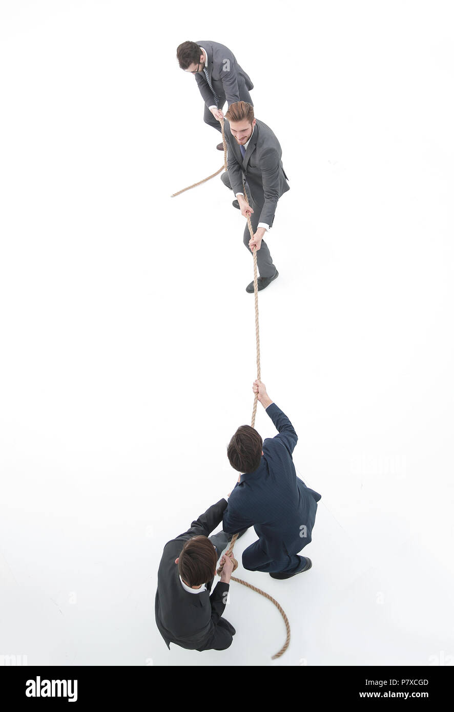 Business rival tug of war hi-res stock photography and images - Alamy