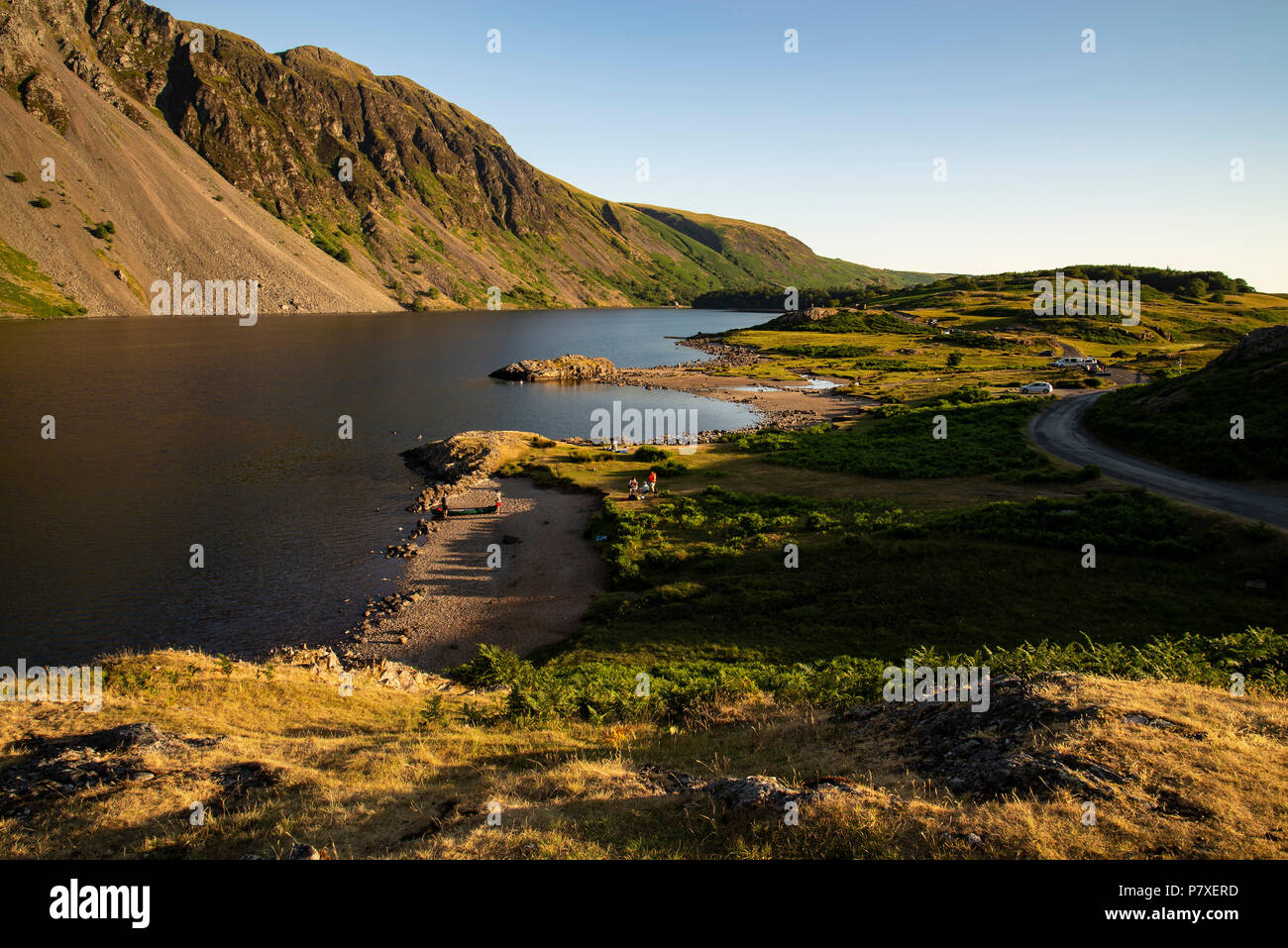 wastewater lake west cumbria Stock Photo - Alamy
