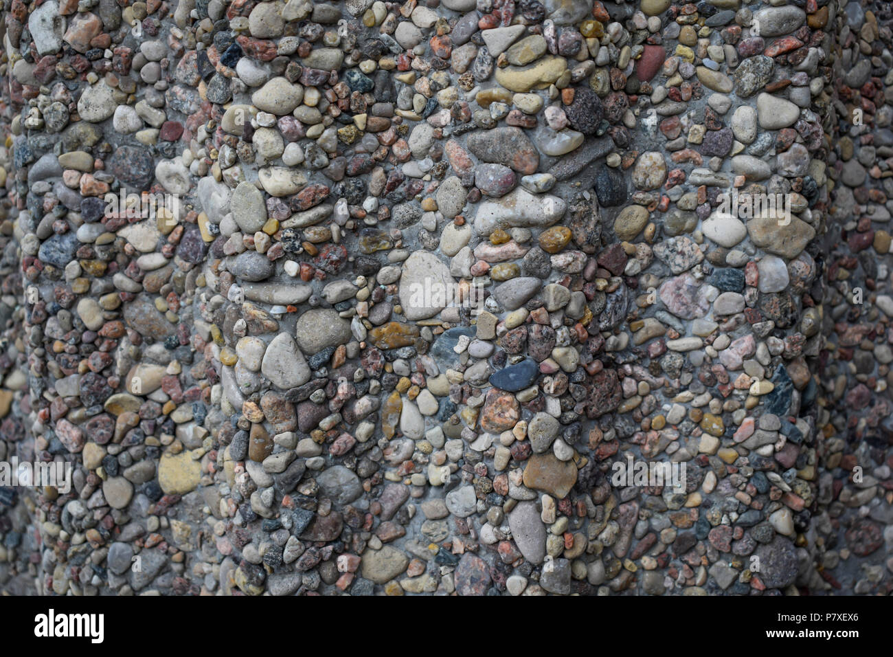 texture of small stones on cement mortar, wall Stock Photo - Alamy