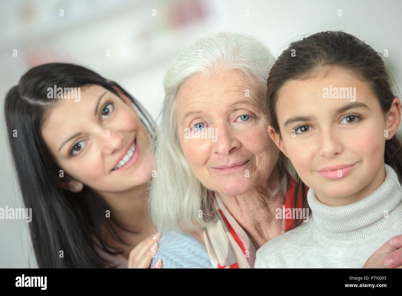 three generations of women Stock Photo - Alamy
