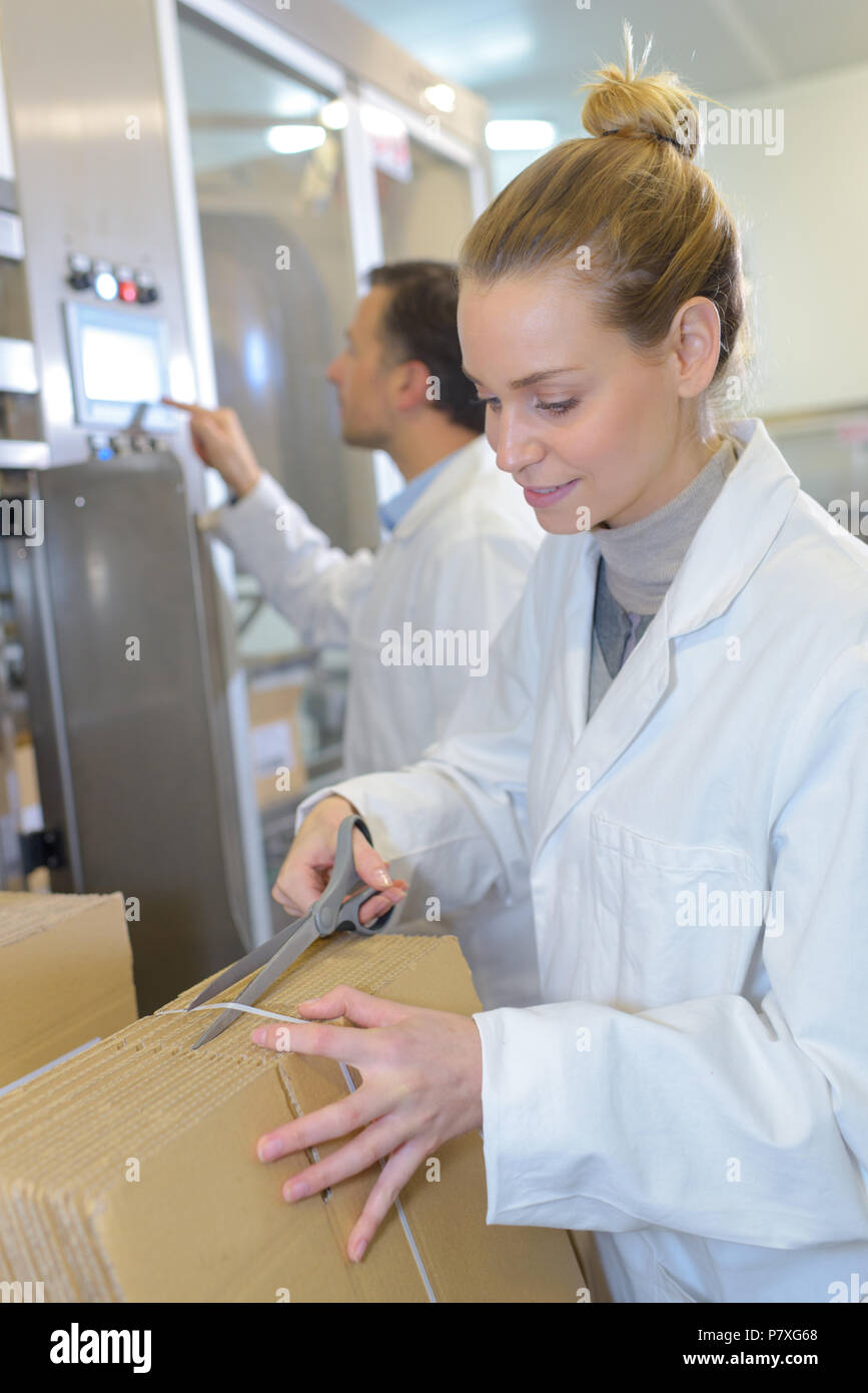 opening the box Stock Photo - Alamy