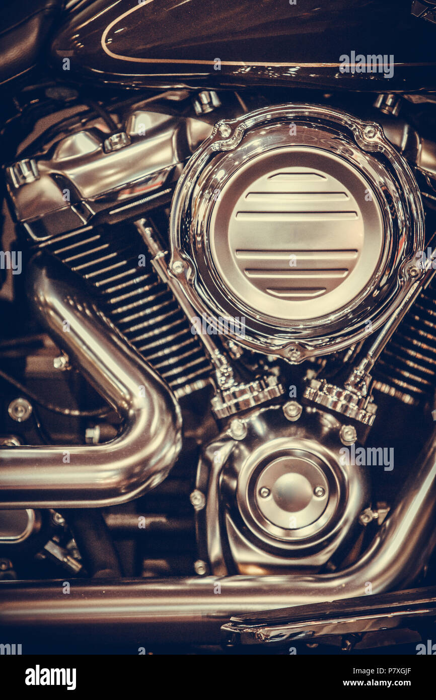 V Twin Motorcycle High Resolution Stock Photography and Images - Alamy