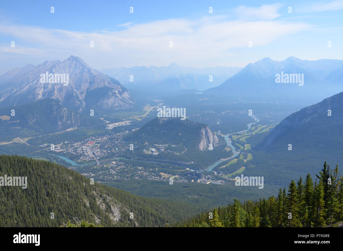 Banff gondola hi-res stock photography and images - Alamy