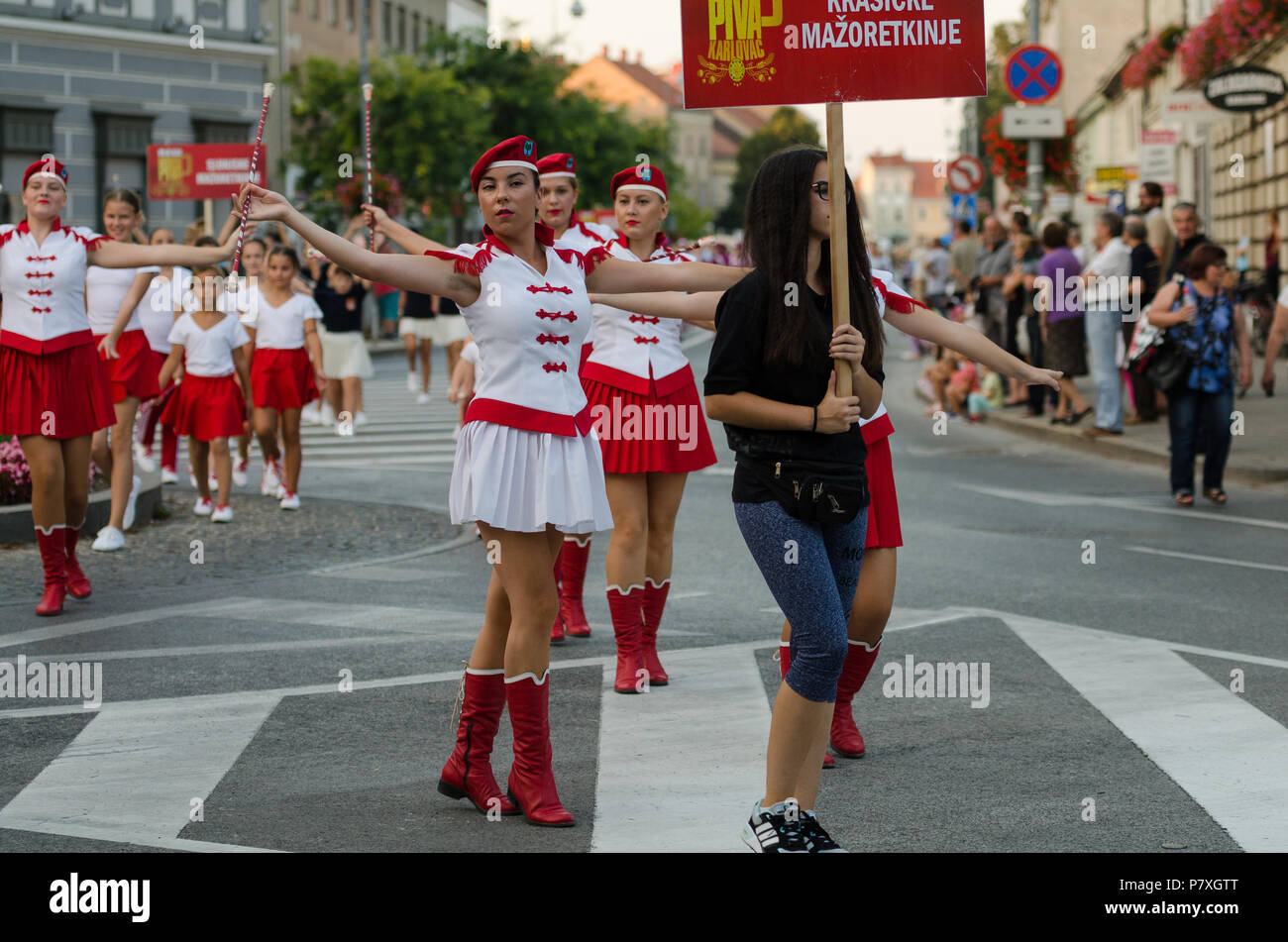 Beer Festival parade in Karlovac / Croatia Stock Photo - Alamy