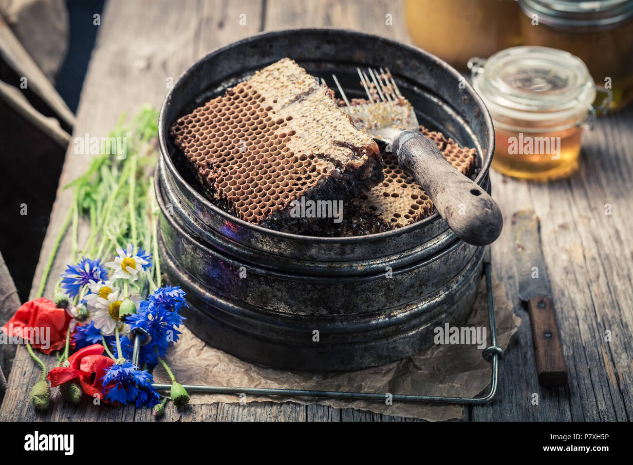 Beekeeper tools hi-res stock photography and images - Alamy