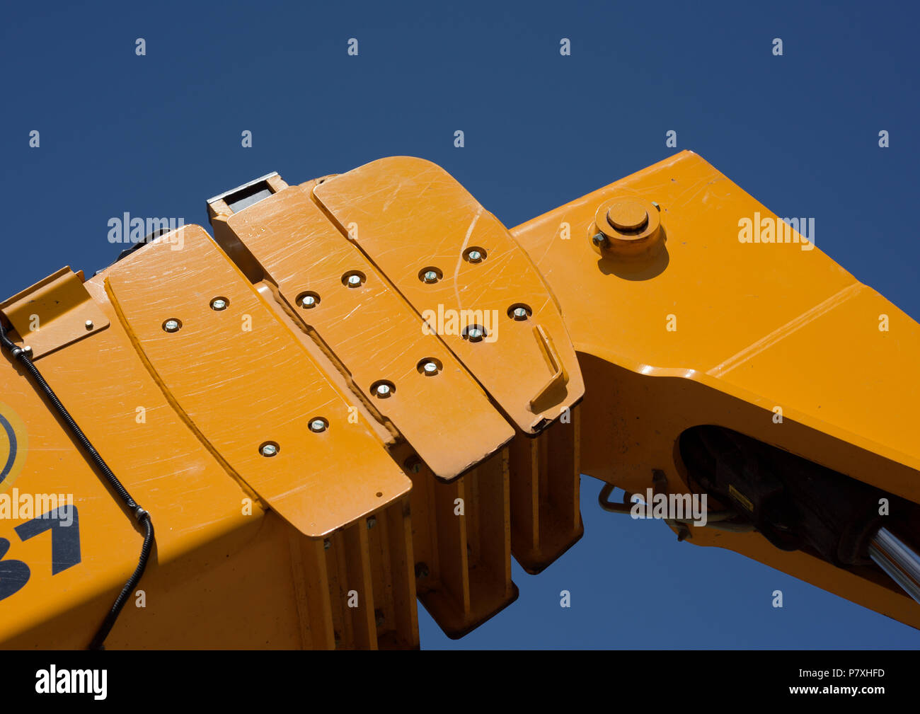 Telehandler boom sections closed hi-res stock photography and images ...