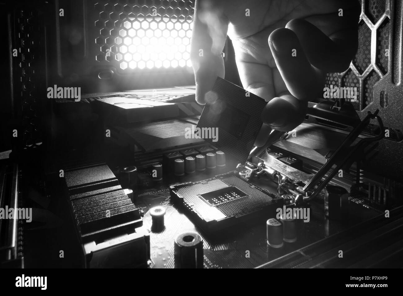 Concept deep machine learning Black and White Stock Photos & Images - Alamy