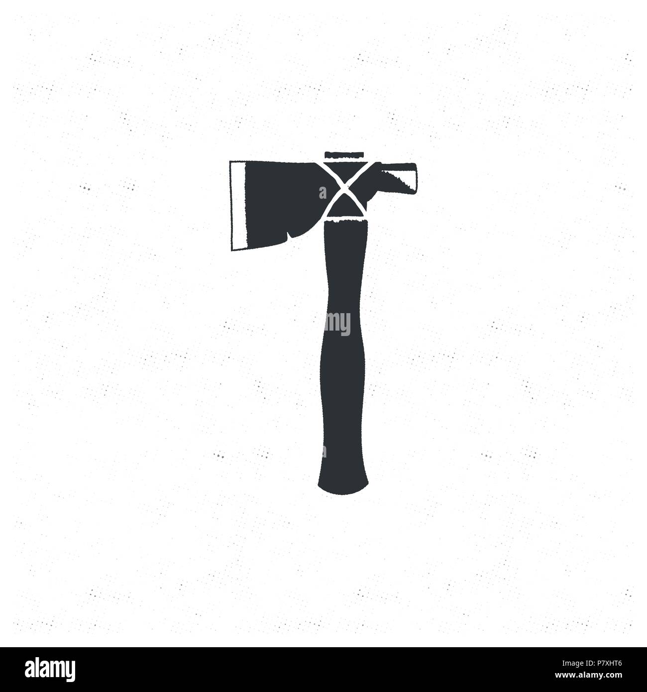 Axe silhouette hi-res stock photography and images - Alamy
