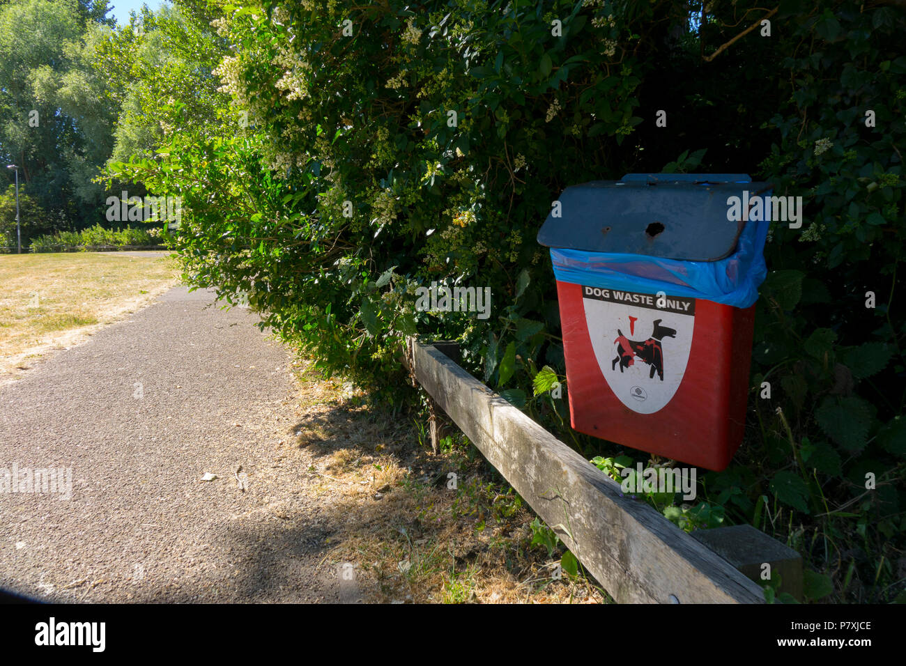 dog poo bin Stock Photo - Alamy