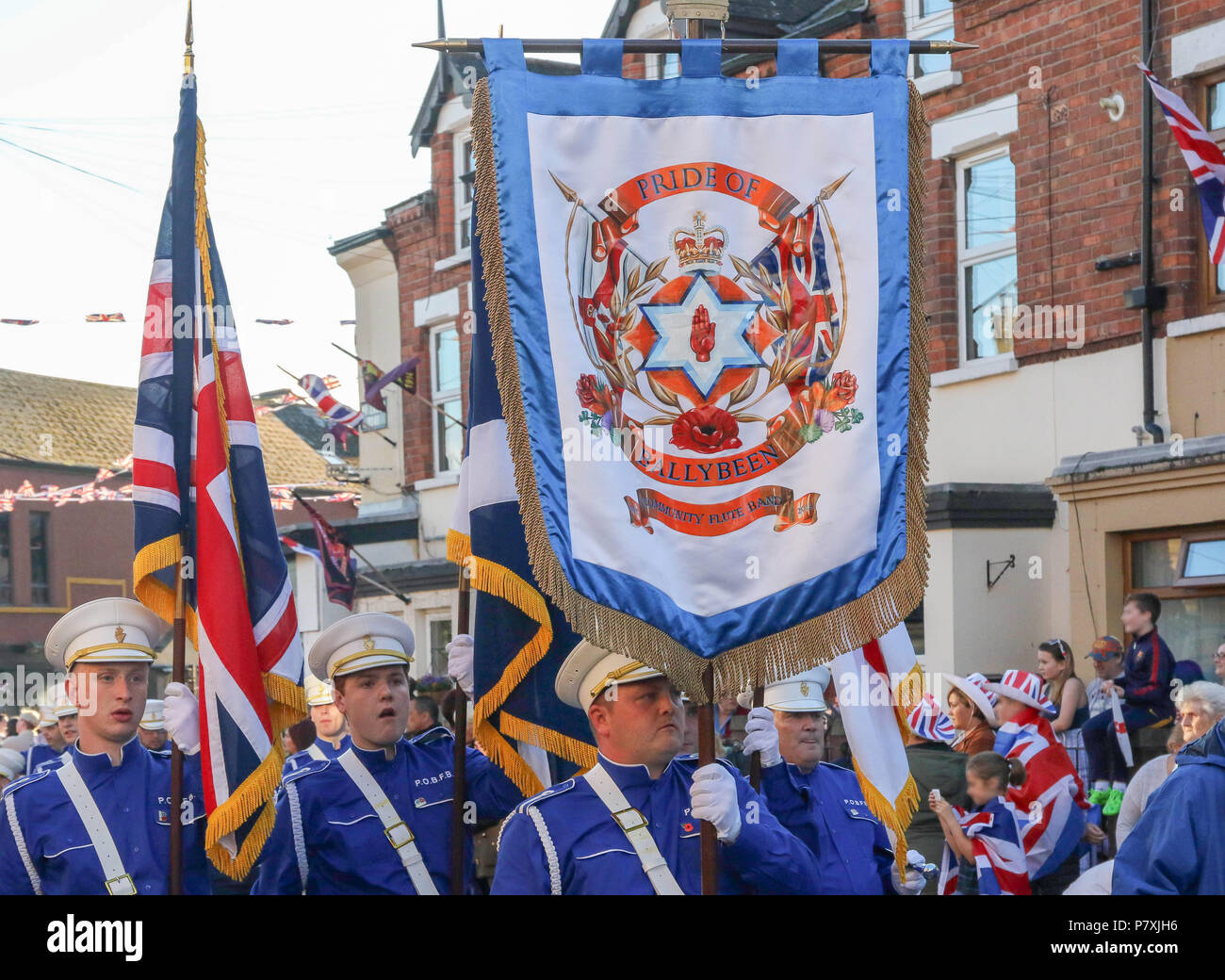 01 July 2016 – Orange Order Parade in Belfast marking the anniversary ...