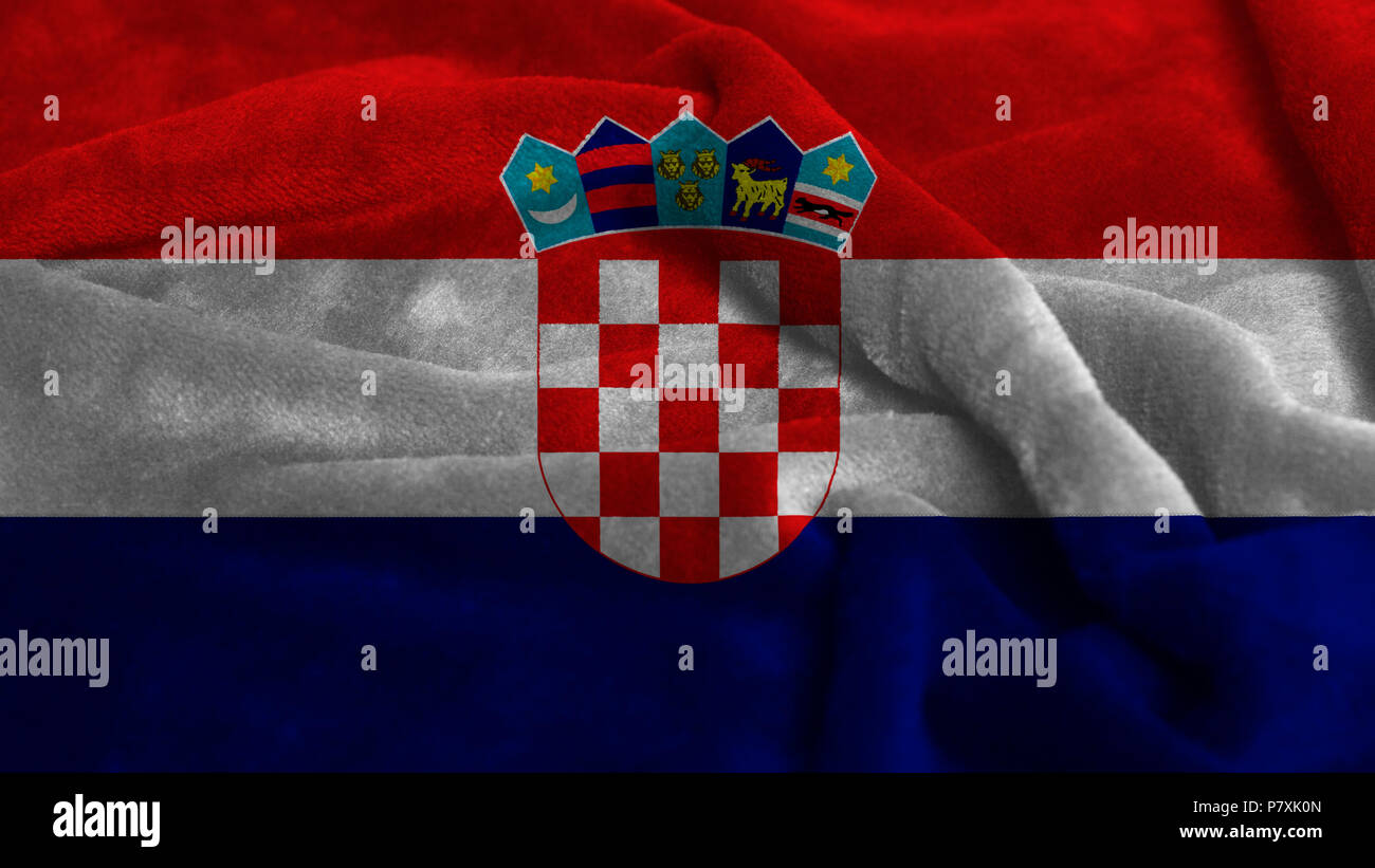Fabric flag croatia hi-res stock photography and images - Alamy