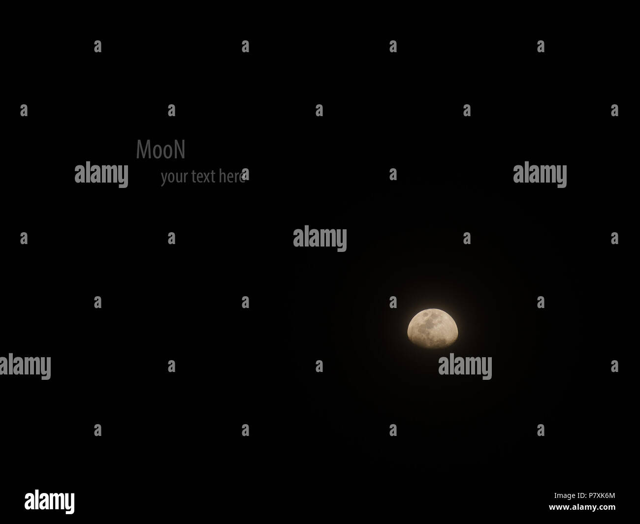 Moon dark black sky night hi-res stock photography and images - Alamy