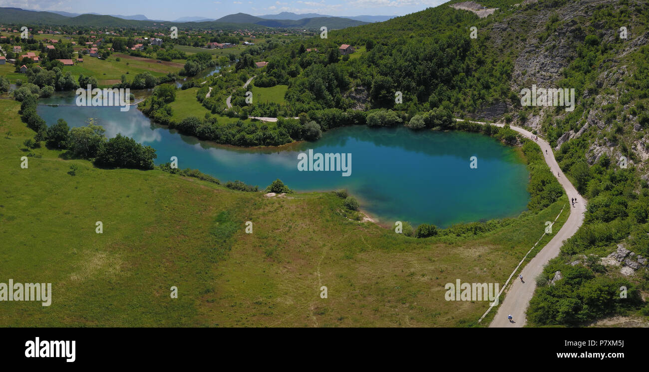 The Gornjepolje Spring (Gornjepoljski Vir) is a huge karst spring in ...