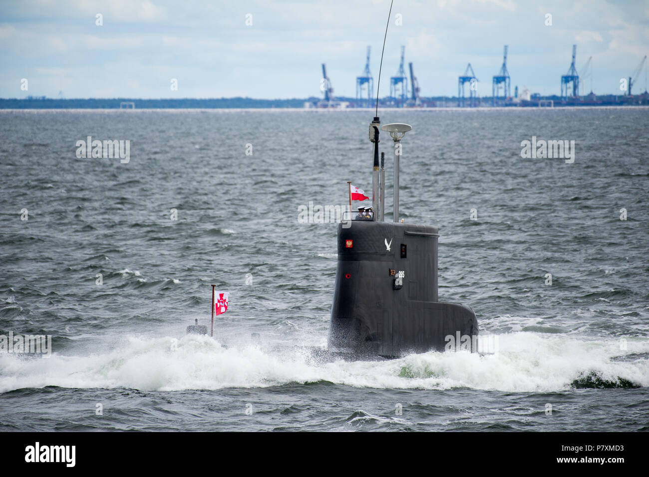 Polish Kobben-class submarine ORP Sep 295, former Norwegian S 306 ...