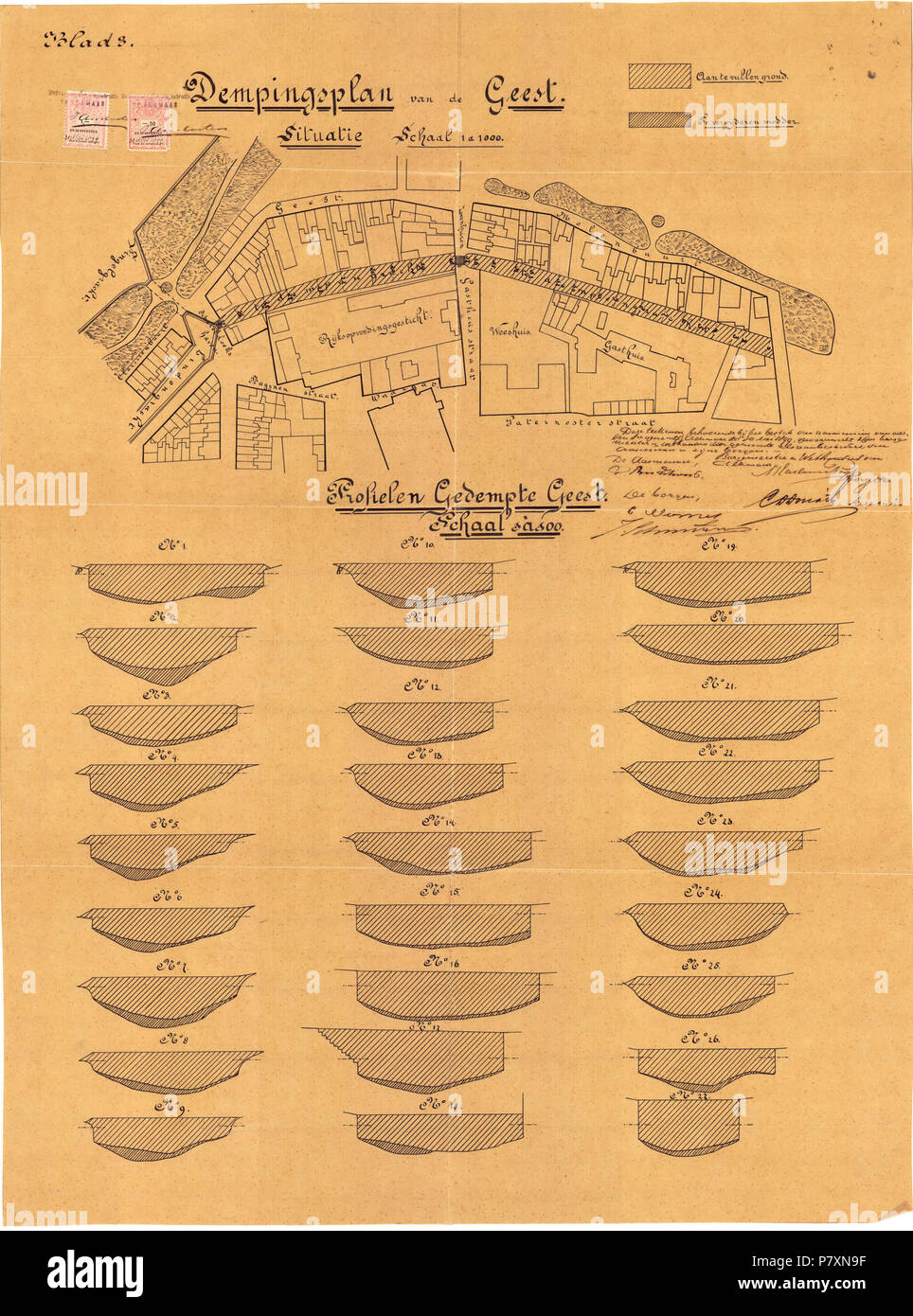 Dempingsplan Geest 1899 . 1 January 1899, 00:00 131 Dempingsplan Geest ...