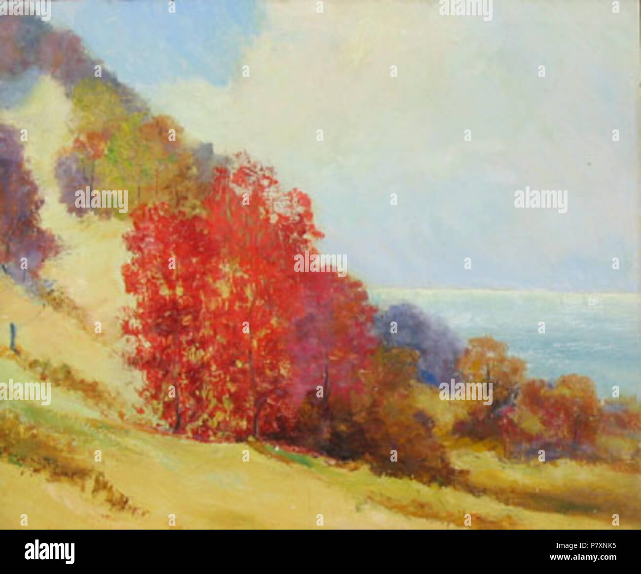 English: Landscape . 1899 133 Diehl68 Stock Photo - Alamy