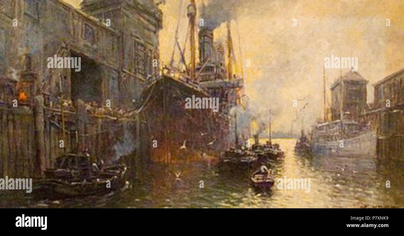 English: Brooklyn boatyard . 1927 133 Diehlboatyard Stock Photo - Alamy