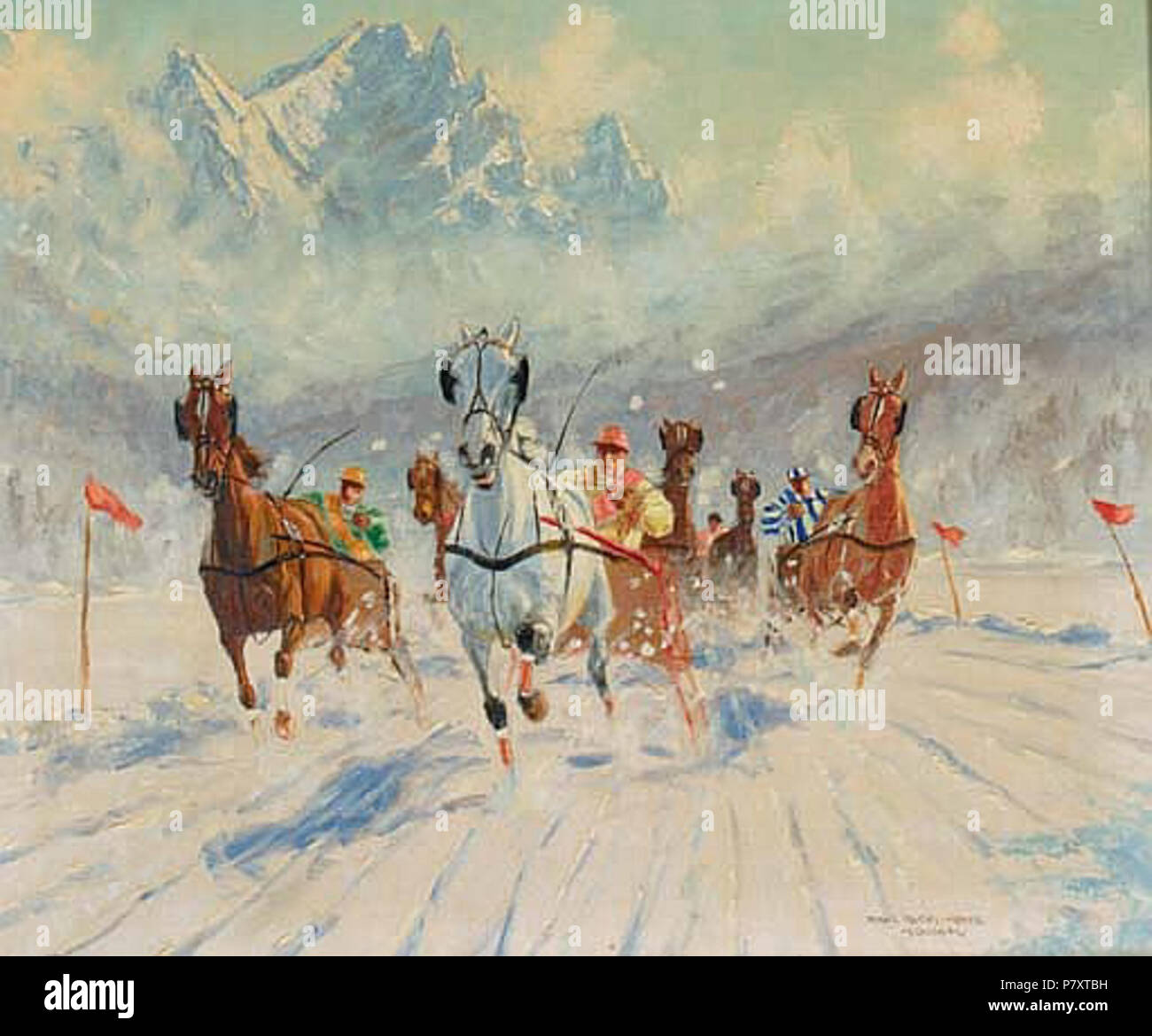 Deutsch: Das Pferderennen . before 1943 162 Franz Hienl-Merre - Das ...