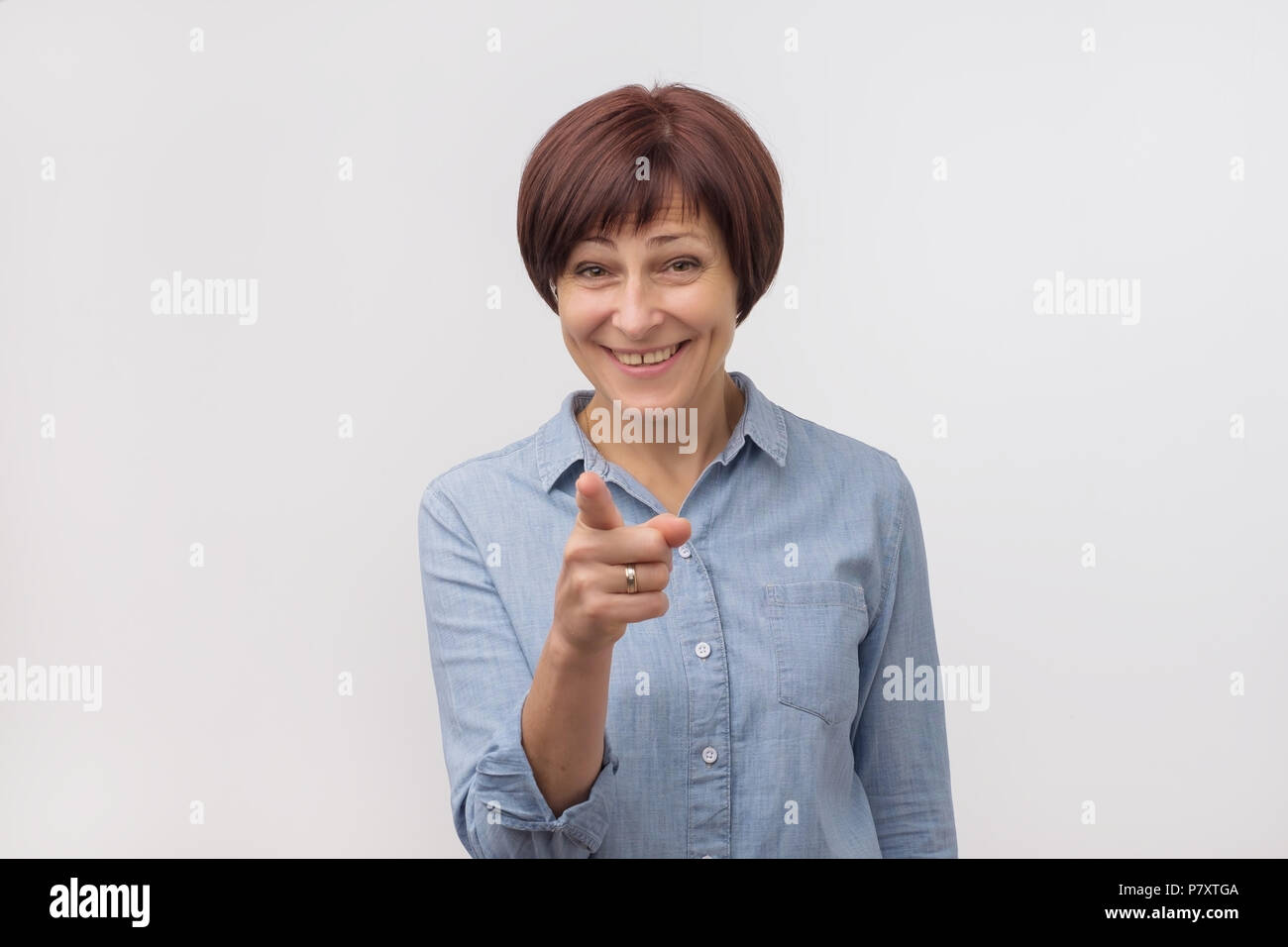 Laughing woman face hi-res stock photography and images - Alamy