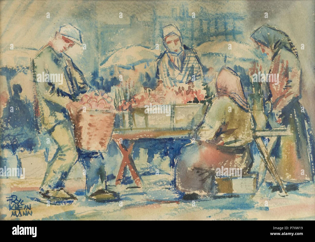 Polski: Targ . before 1939 165 Fryderyk Kleinman - Targ Stock Photo - Alamy