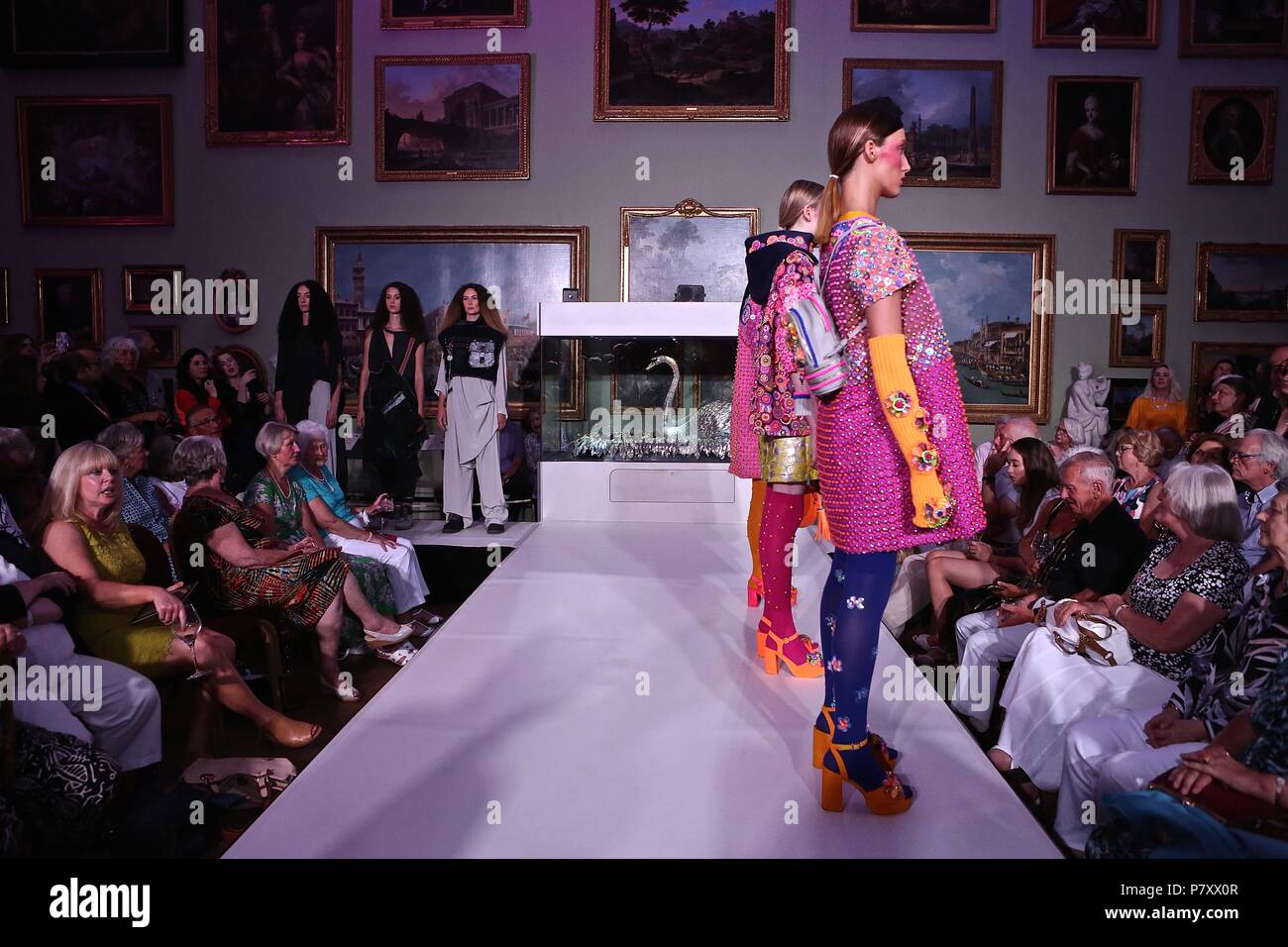 Catwalking Fashion through the Lens of Chris Moore Stock Photo - Alamy