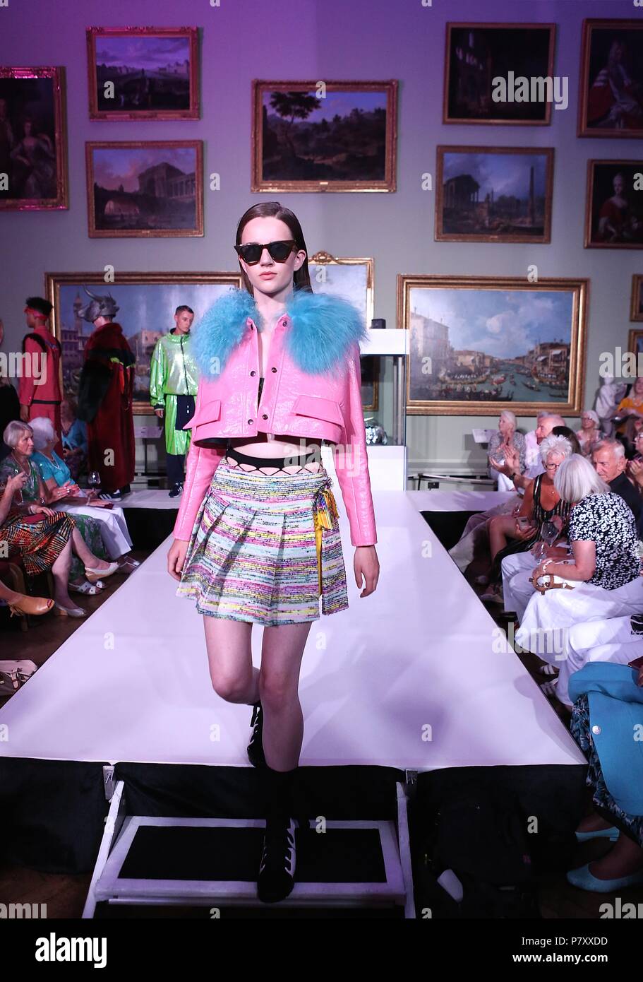 Catwalking Fashion through the Lens of Chris Moore Stock Photo - Alamy