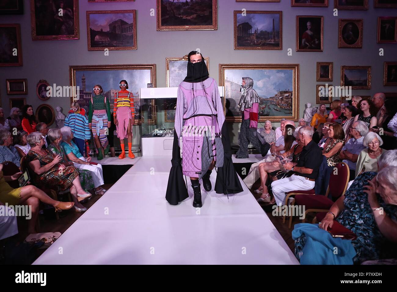 Catwalking Fashion through the Lens of Chris Moore Stock Photo - Alamy