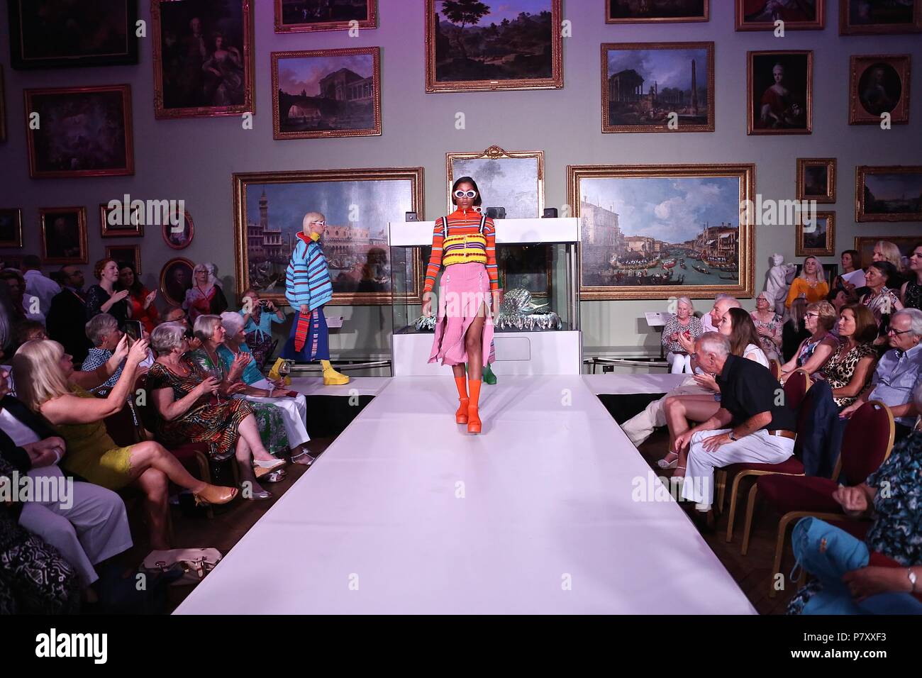 Catwalking Fashion through the Lens of Chris Moore Stock Photo - Alamy