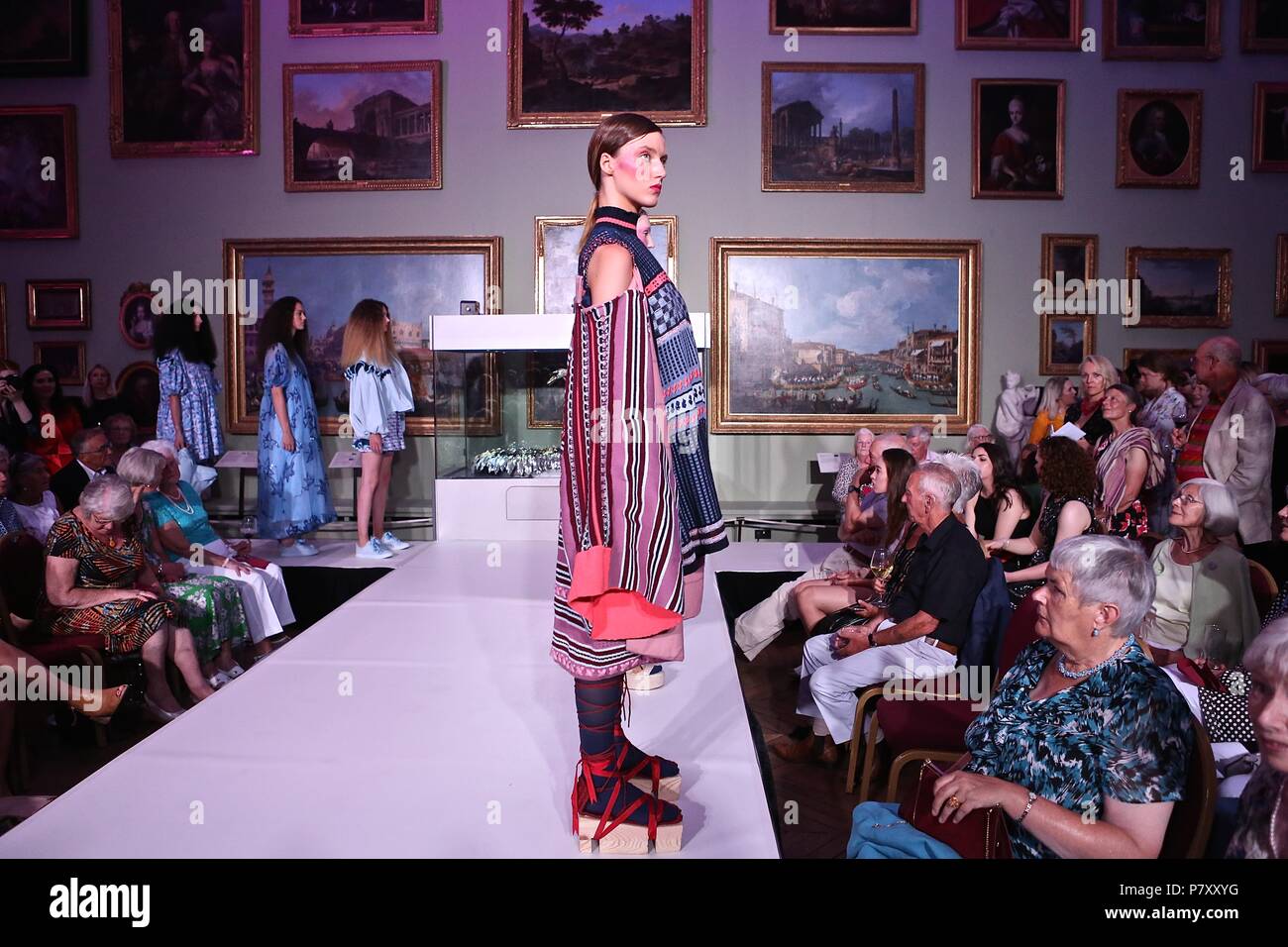 Catwalking Fashion through the Lens of Chris Moore Stock Photo - Alamy