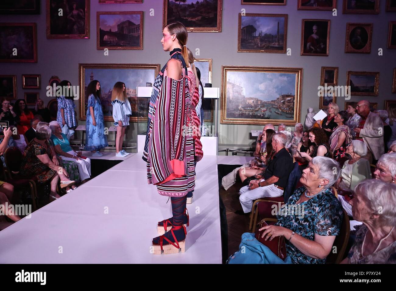 Catwalking Fashion through the Lens of Chris Moore Stock Photo - Alamy