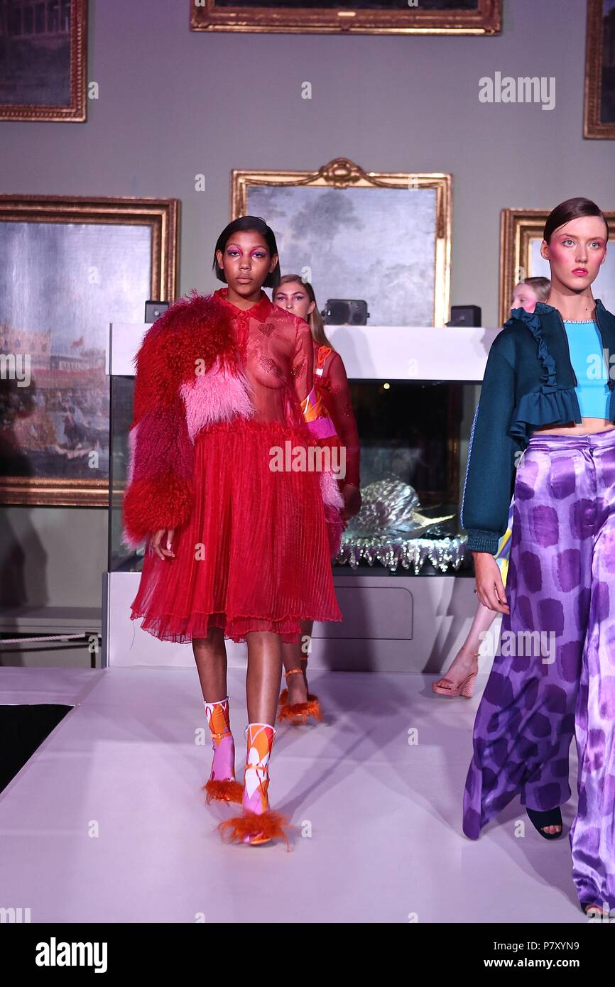 Catwalking Fashion through the Lens of Chris Moore Stock Photo - Alamy