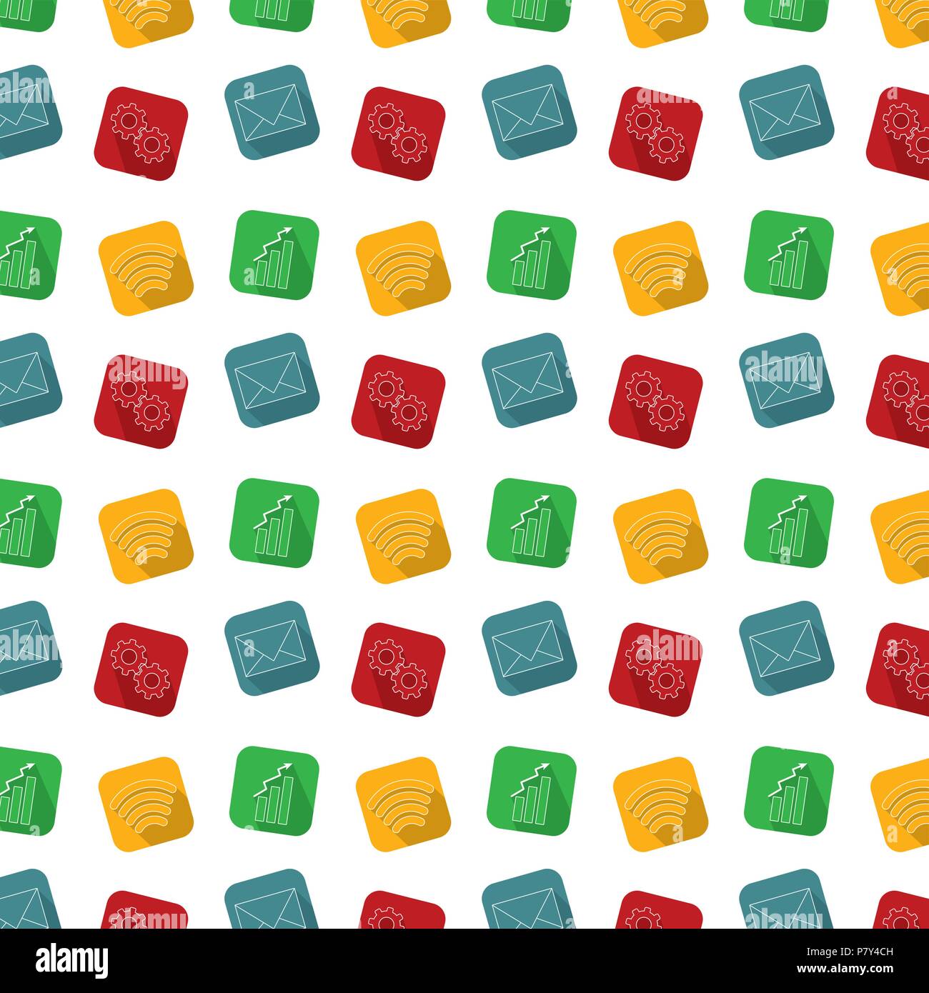 social digital apps icons background Stock Vector Image & Art - Alamy