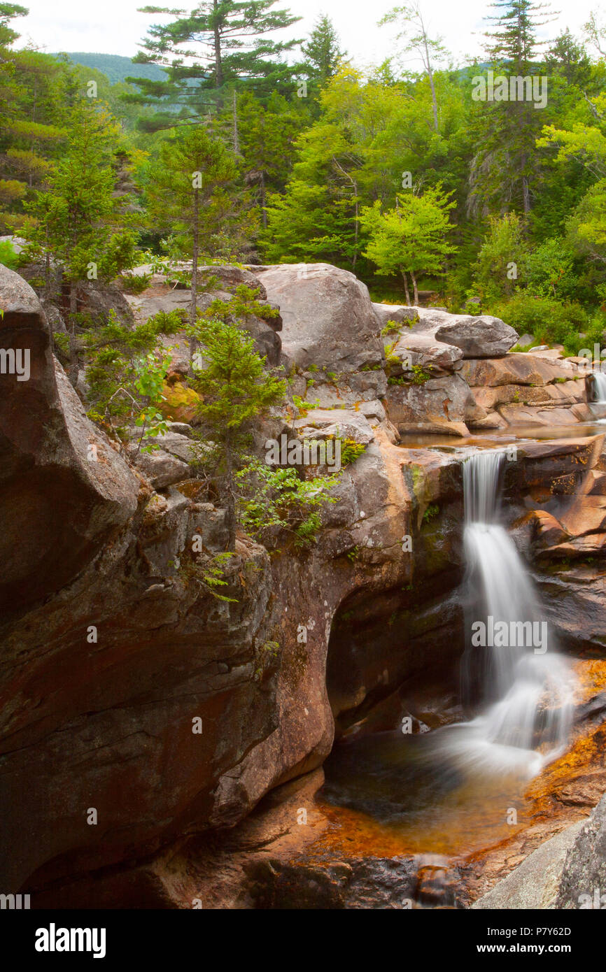 Screw Auger Falls, Maine Stock Photo - Alamy