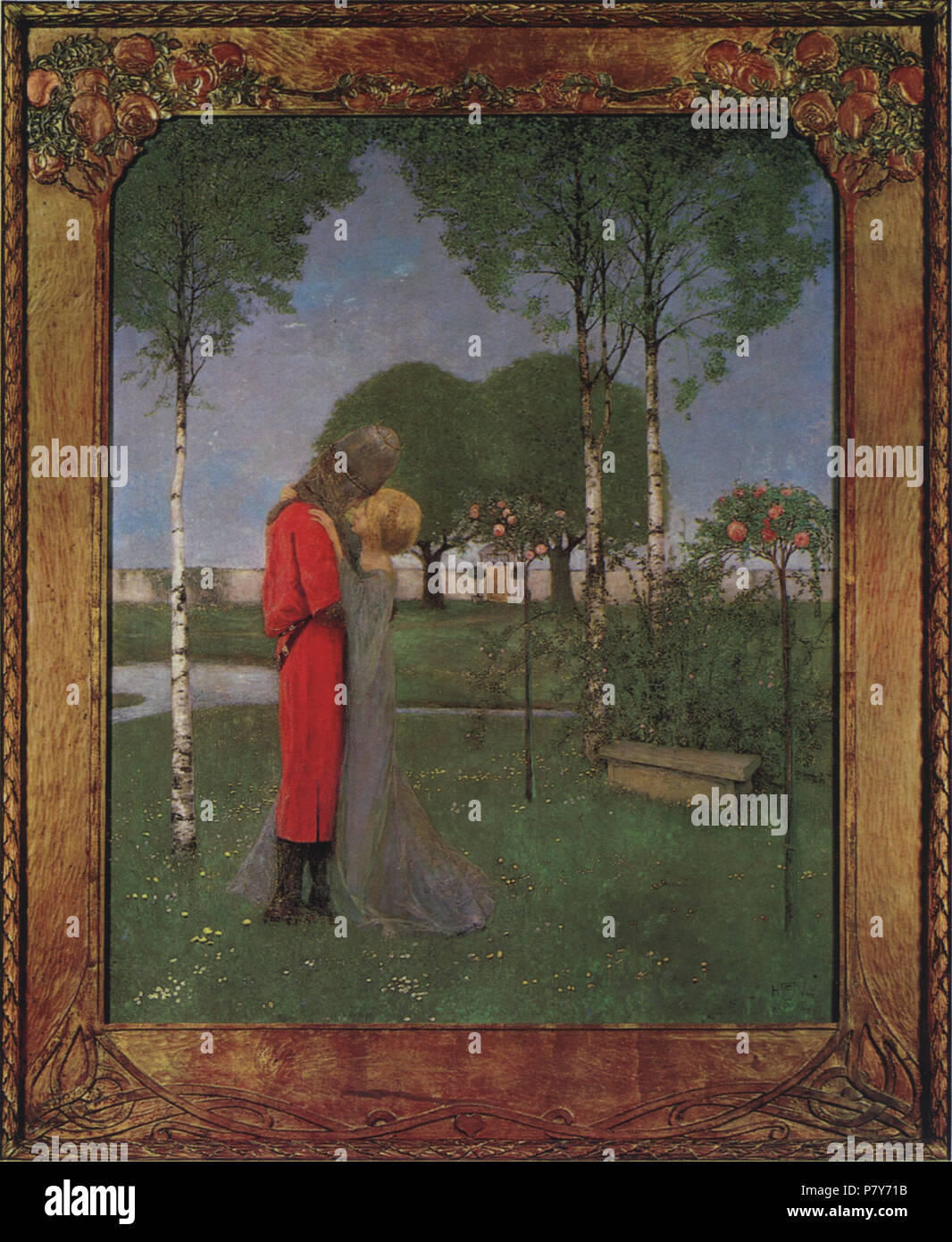 Deutsch: Heinrich Vogeler: Heimkehr, 1898 . 1898 189 Heinrich Vogeler ...