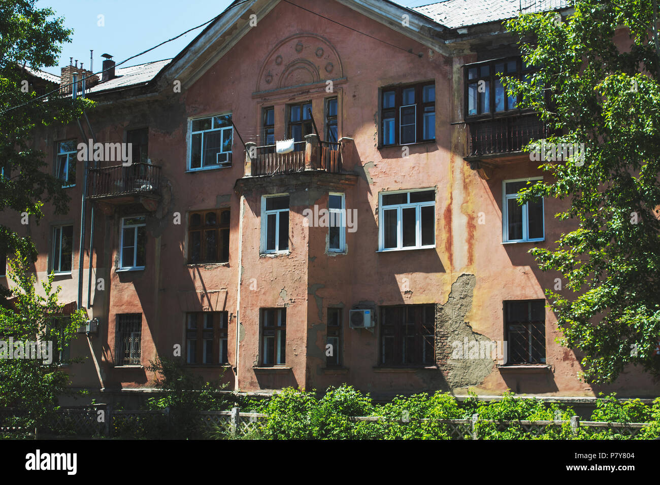 Antique style building. Architectural background.Old architecture Stock ...