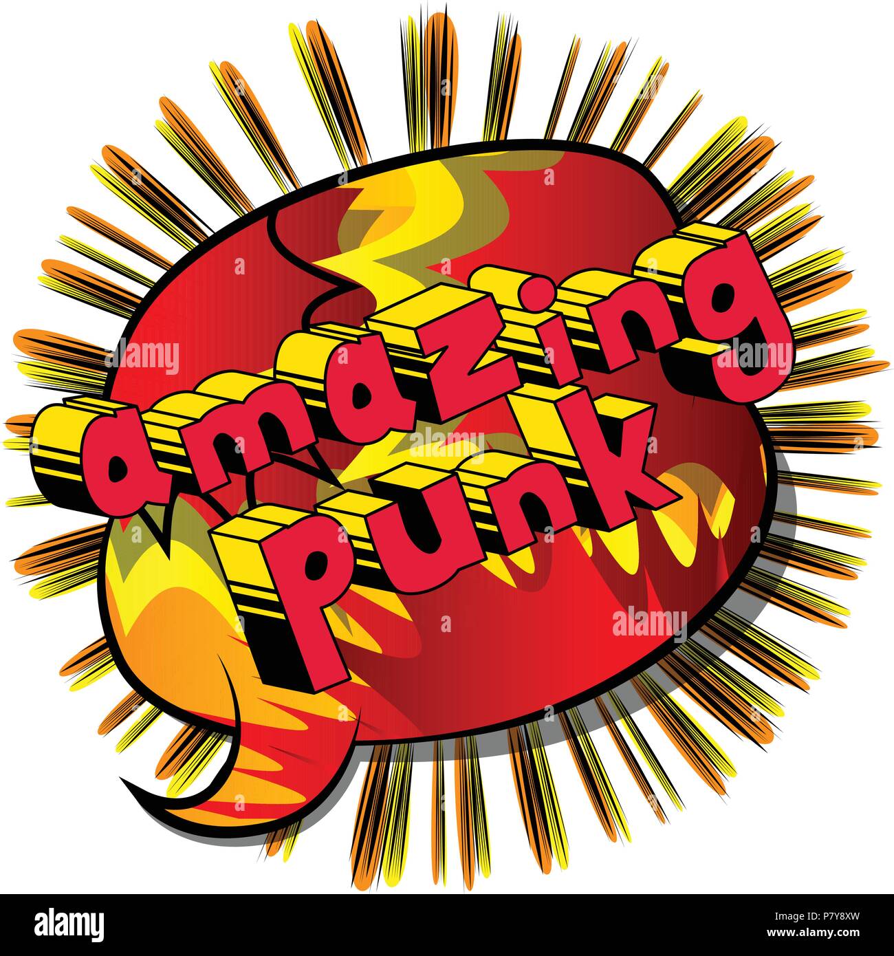 Comic new play Stock Vector Images - Alamy