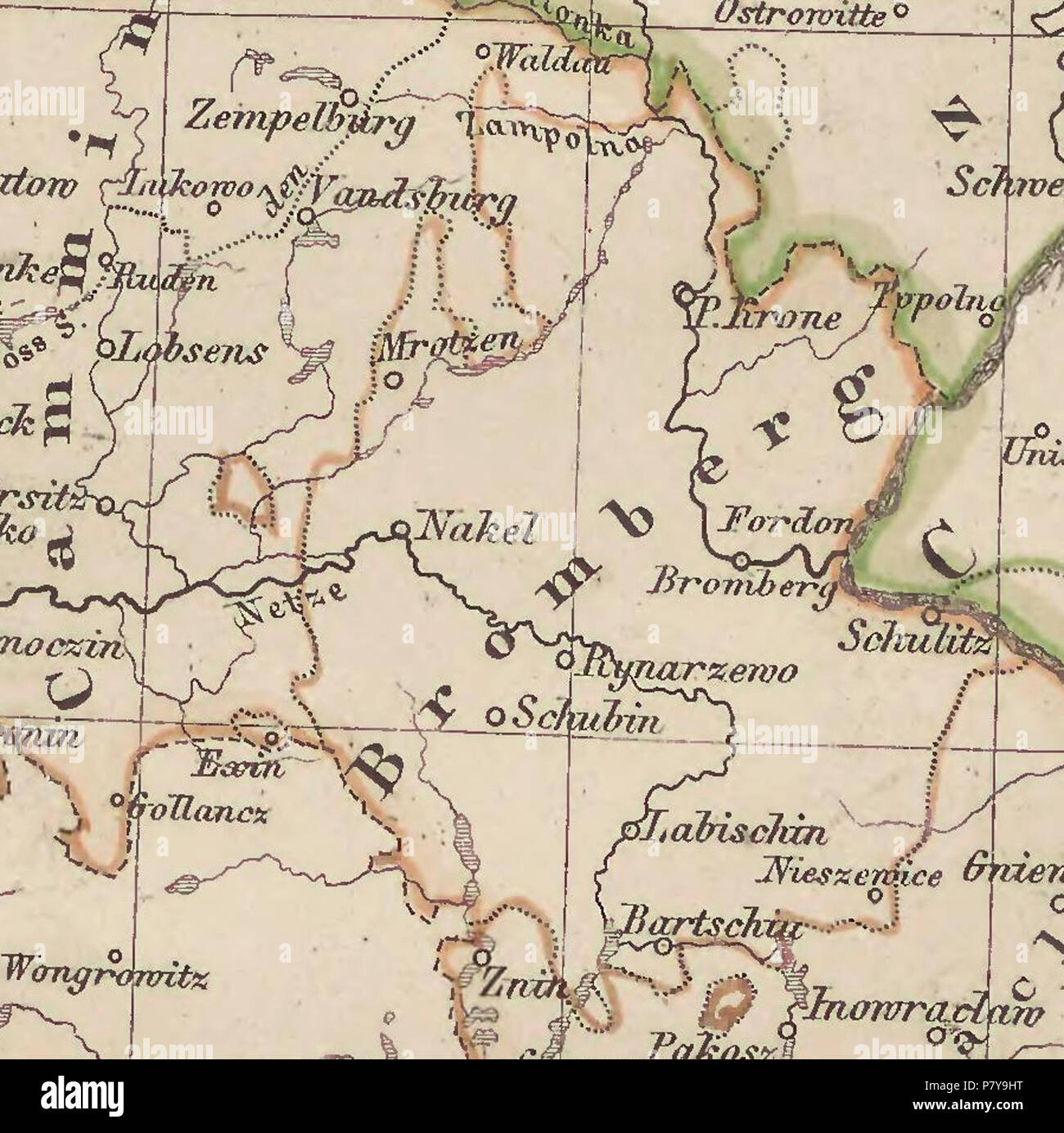 Bromberg map hi-res stock photography and images - Alamy