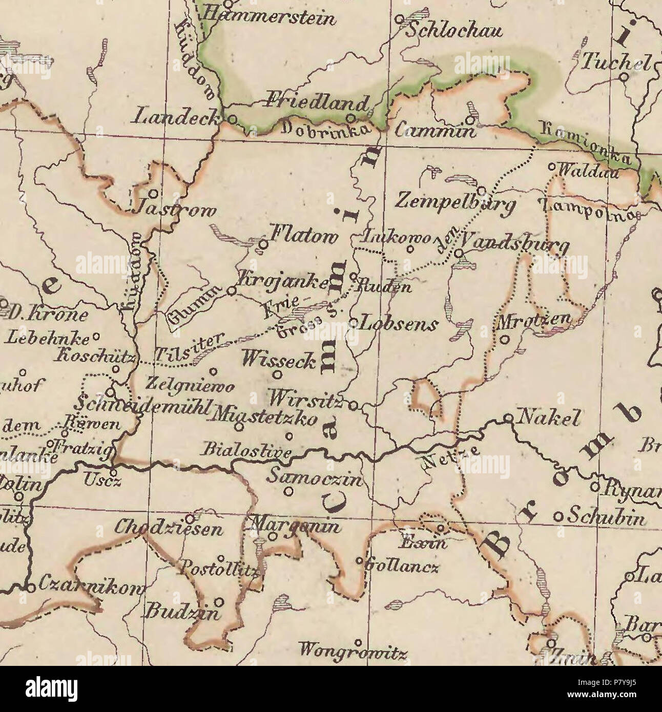 Deutsch: Kreis Kamin (auch Cammin) von 1772 bis 1818 . 1858 235 Kreis ...