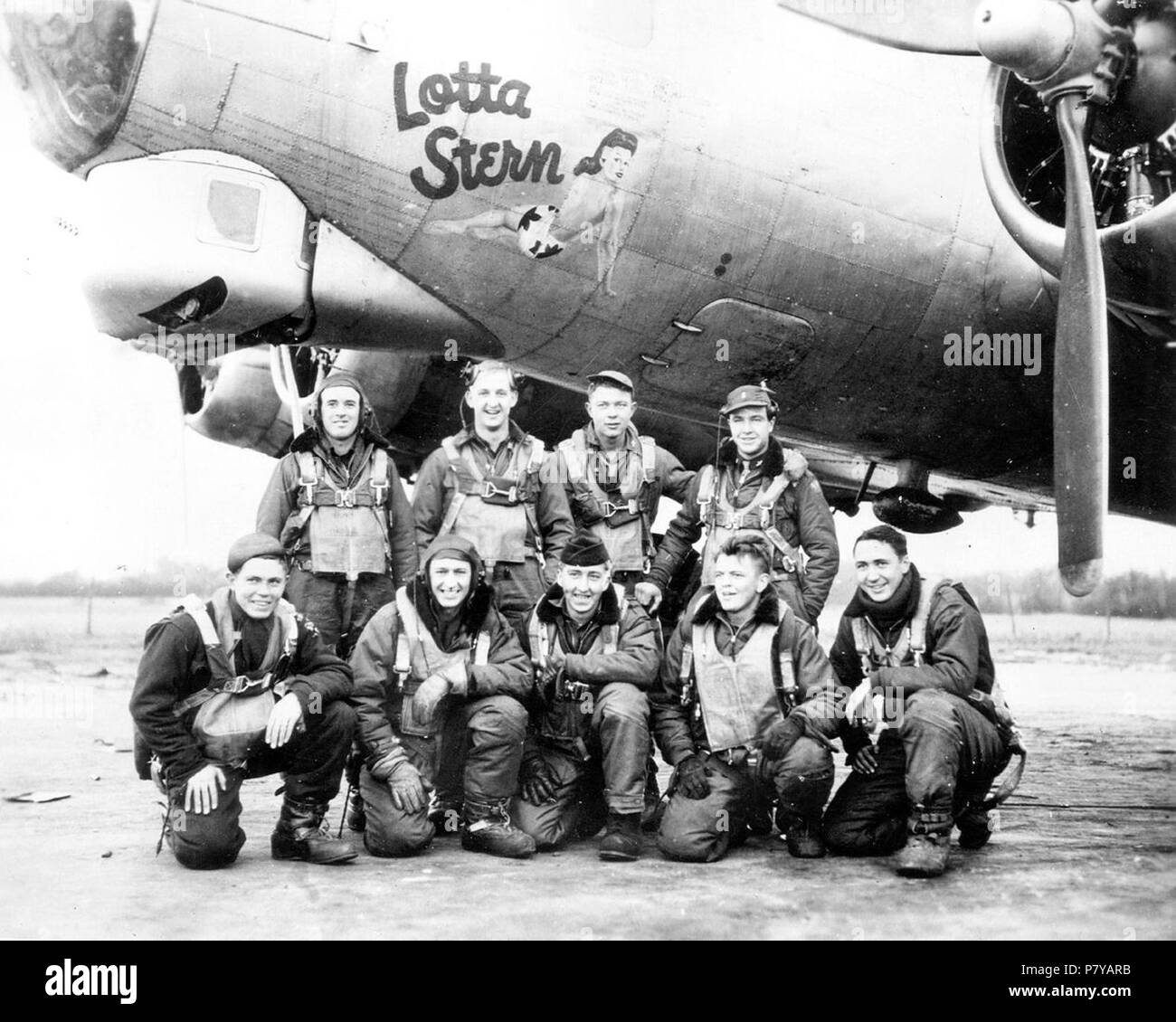 490th Bombardment Group - B-17G Flying Fortresses Lotta Stern Crew ...