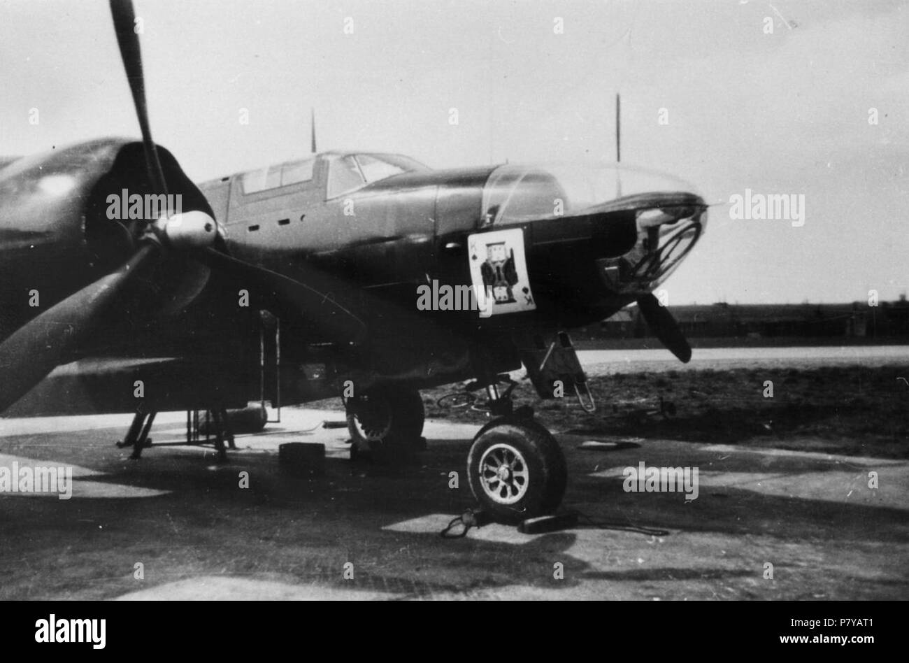 492d Bombardment Group Black Painted A-26 Invader Stock Photo - Alamy