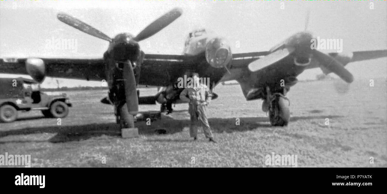 492d Bombardment Group Black Painted de Havilland DH98 Mosquito Stock ...