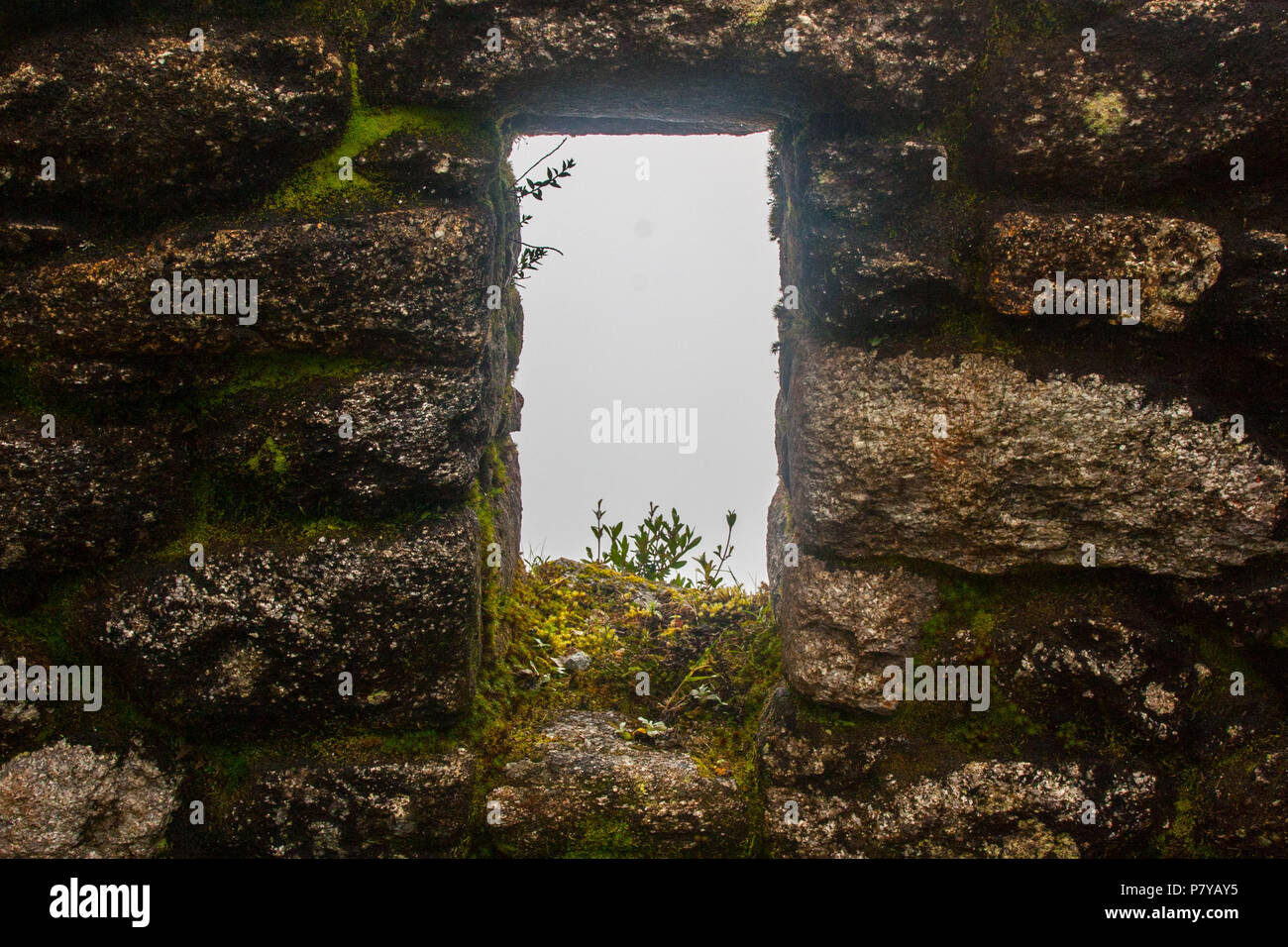 Ancient Inca window Stock Photo - Alamy