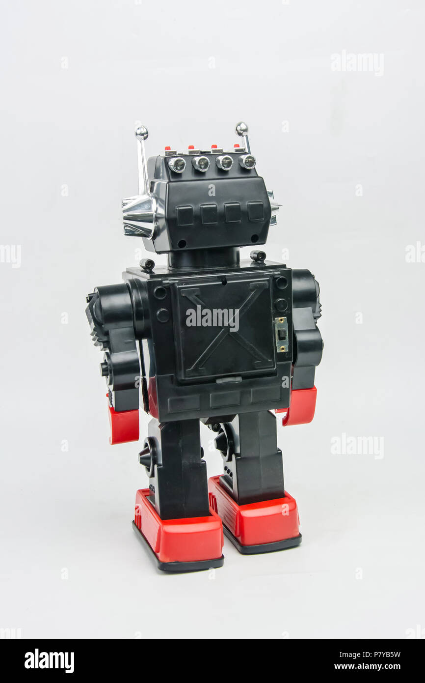 Vintage robot retro classic toy Stock Photo - Alamy