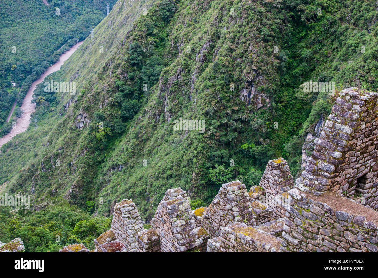 Stone houses on a cliff Stock Photo - Alamy