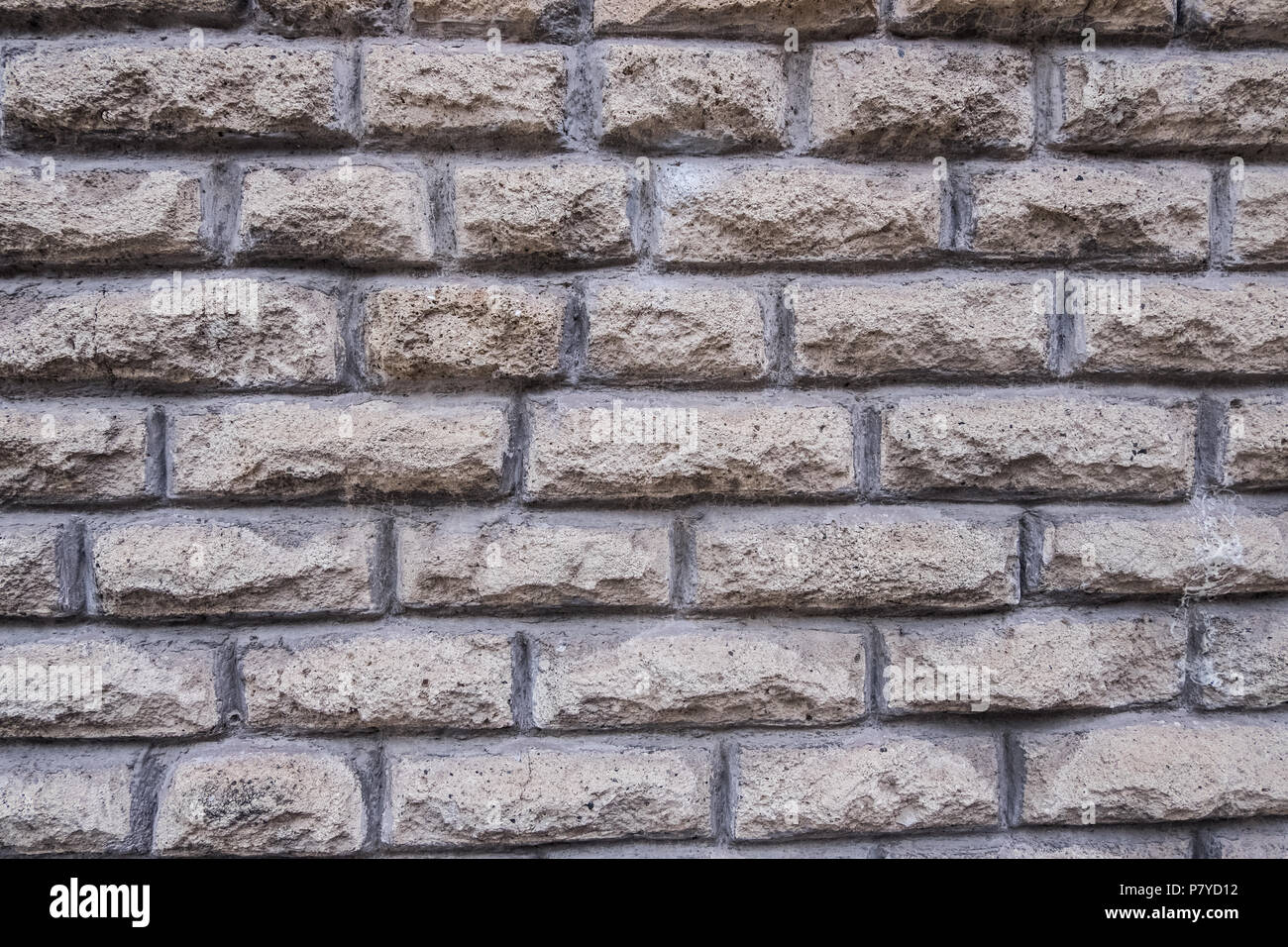 Vintage white stone brick wall Stock Photo - Alamy