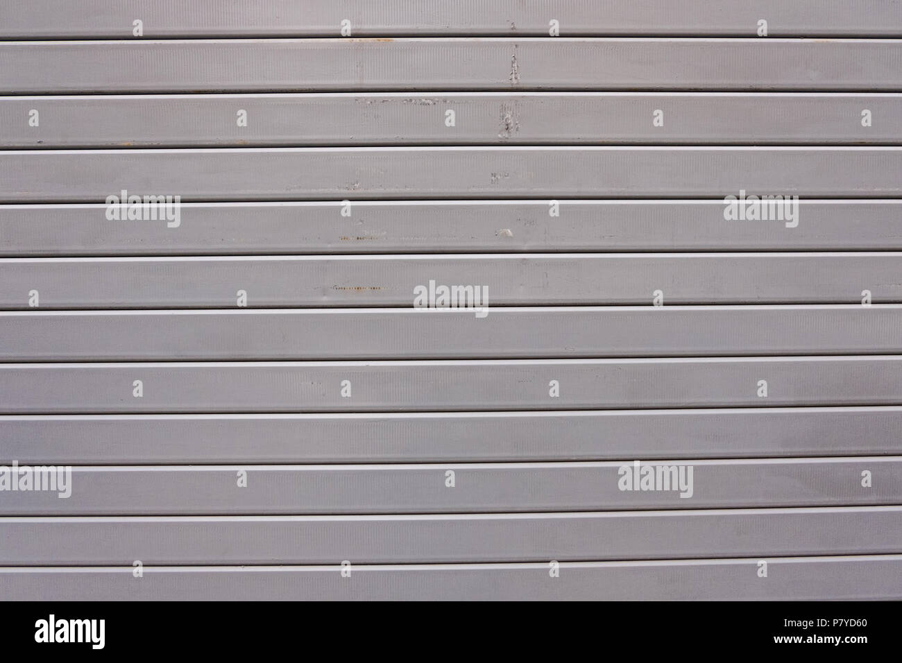 Aluminum horizontal bars wall Stock Photo - Alamy