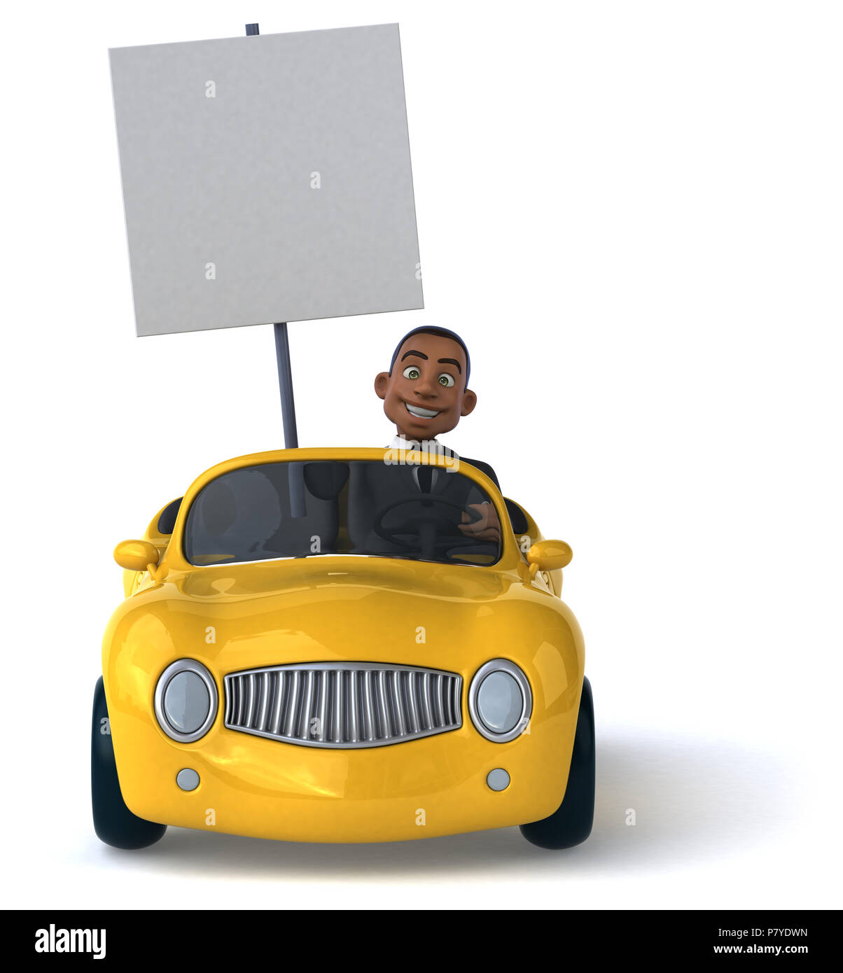 African man driving Cut Out Stock Images & Pictures - Alamy