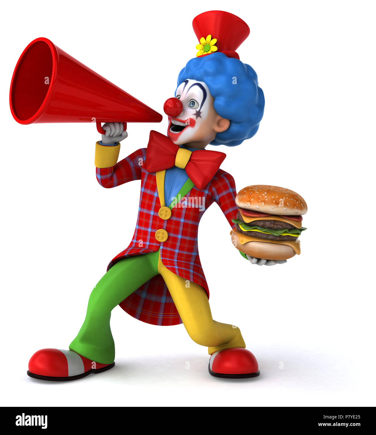 Hamburger happy clown hi-res stock photography and images - Alamy