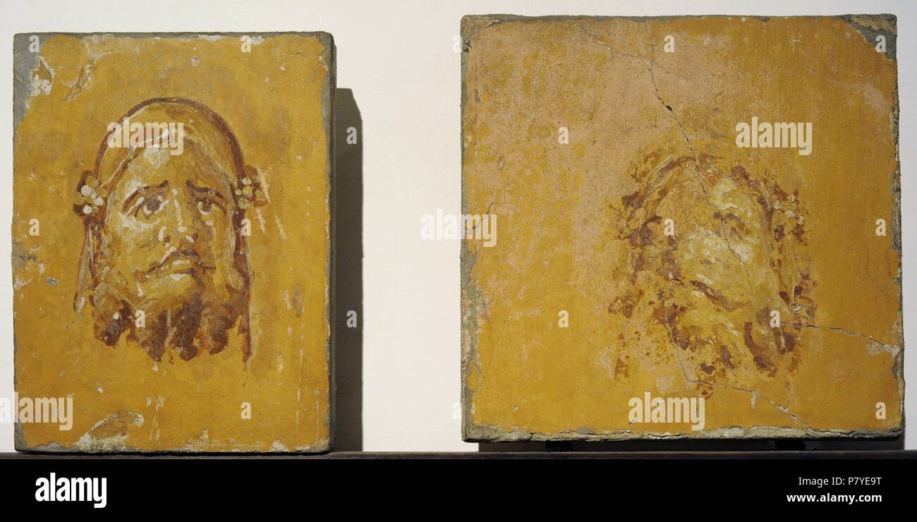 Roman fresco. Villa of the Papyri. Herculaneum. National Archaeological ...