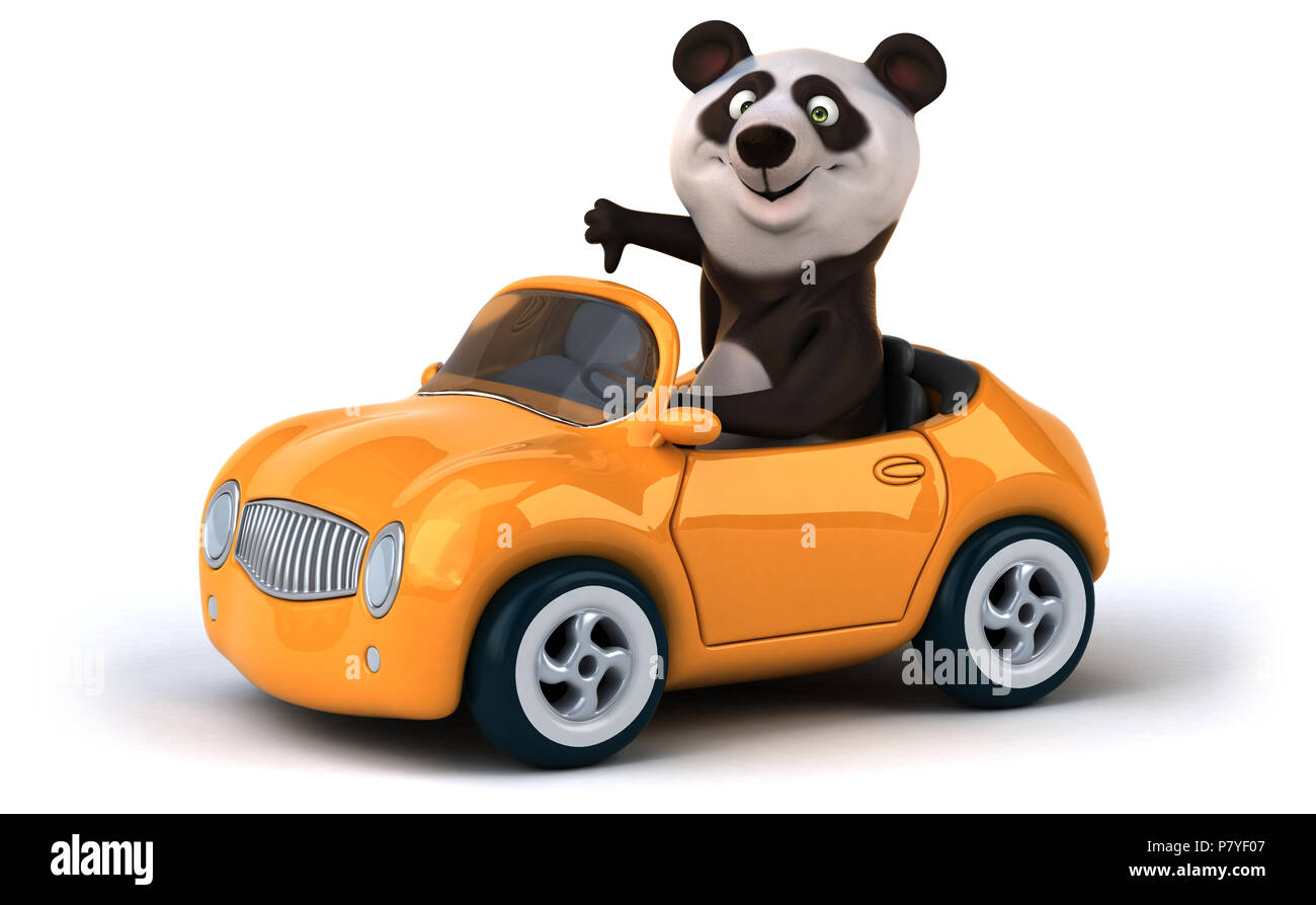 Panda car Cut Out Stock Images & Pictures - Alamy